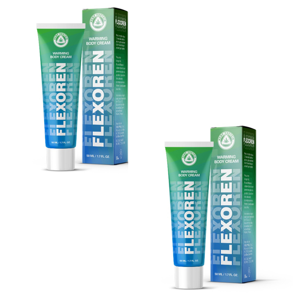 2 x Flexoren, warming body cream by Hendel's garden - Hendel Store